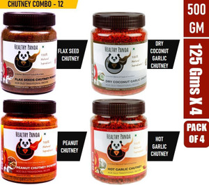 HEALTHY PANDA Peanut Garlic Chutney Powder / Groundnut Chutni Powder ...