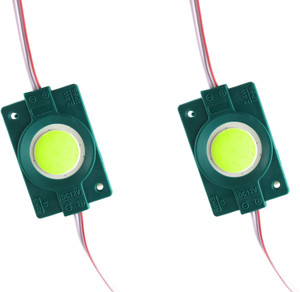 TechInfo 2 Pics 2.4 Watt 12 Volt GREEN Coin Led/EYE LED Electronic ...