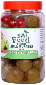 SAI Food Mother Made Organic Fresh Amla Murabba with Honey & Almond ...
