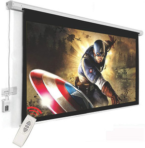 MOIZ Motorised Projection Screens 8ft x 6ft- 120 inch Diagonal in 4:03 ...