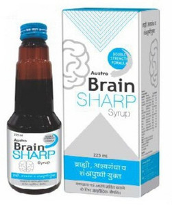 Brain SHARP SYRUP 225 ML FOR SHARP BRAIN (PACK OF 3) (675 ml) Price in ...