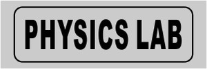 madhusigns Grey color 3mm Form sheet - Physics Lab school Signboard (12 ...