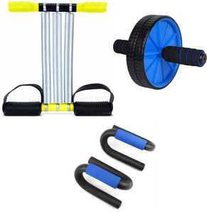 EMMKITZ FAT BURNING TUMMY TRIMMER PUSHUP AND WHEEL Fitness Accessory ...