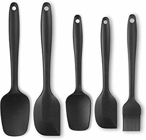 fusiongrade Silicone Spatula Sets of 6 Pcs Made One Piece Design Heat ...