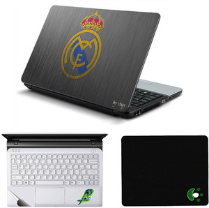Namo Art Metal FC Laptop Accessories Combo - Laptop Skin Sticker, Mouse ...