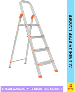 champion ladders 4 Step Aluminium Ladder Price in India - Buy champion ...