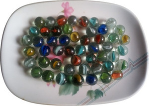 Brighty 25 pcs very large marbles for playing Regular Round Marble ...
