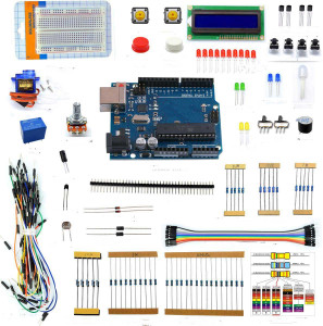 IDUINO Electronics Project LCD1602 Beginners Starter Kit for Compatible ...