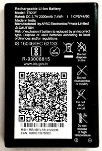 AEV Mobile Battery For JIO Keypad Phone II 2000mAh Price in India - Buy ...