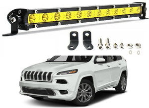 PECUNIA Led Bar/Fog Light/Work Light Bar 12 Led 36 Watt 13 Inch Combo ...