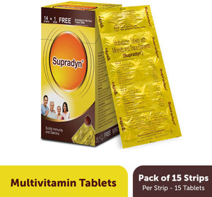 Supradyn Multivitamin with Minerals and Trace Elements Tablets Price in ...