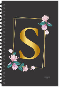 ESCAPER S letter diary (Ruled - A5), S initial Diary, S alphabet ...