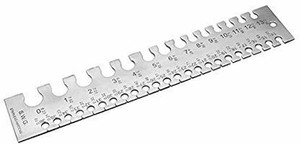 atozshop11 Stainless Steel Wire Gauge Rectangular (Pack of 1) Pin Gauge ...
