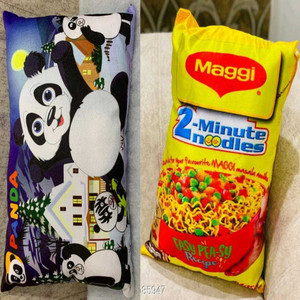 SWASTIKTEXTILES Microfibre Toons & Characters Sleeping Pillow Pack of 2 ...