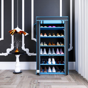 Raunak 6 Layers Shoes Rack Organizer (6 Shelf with Cover Kids ...