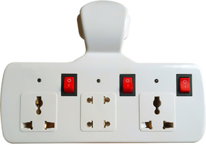Sales Hub 4 Ports 3 & 2 Pin Multiplug Extension Board with Individual ...