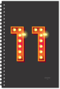 ESCAPER Number 11 - Numeric Diary (Ruled - A5 Size - 8.5 x 5.5 inches ...