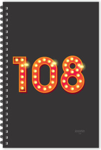 ESCAPER Number 108 - Numeric Diary (Ruled - A5 Size - 8.5 x 5.5 inches ...