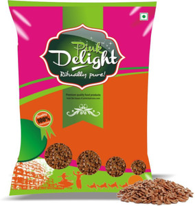 Pink Delight 100% Natural Roasted Flax Seeds (Alsi) 200 GM Brown Flax ...