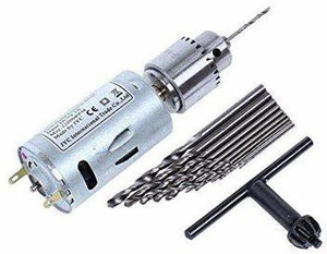 DIY Crafts Steel Mini DC 12V Electric Hand Drill Motor PCB and Twist ...