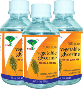 pc vedic 100% Pure Vegetable Glycerin - Pack 3 (200 g) Price in India ...