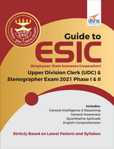 Guide to Esic (Employees' State Insurance Corporation) Upper Division ...
