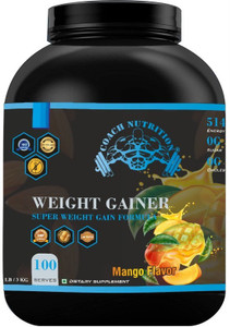 COACH NUTRITION Weight Gainer Super Weight Gain Formula with Mango ...