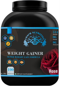 COACH NUTRITION Weight Gainer Super Weight Gain Formula with Rose ...