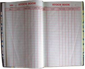 Shyamaraj Stock Register 1-Part Record Keeping book Price in India ...