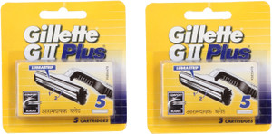 Gillette G II Combo Pack 5 X 2 = 10 - Price in India, Buy Gillette G II ...