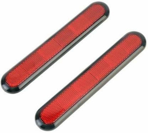 JMD GLOBAL SALES Car Reflective Sticker Stick-On Red Warning Safety ...
