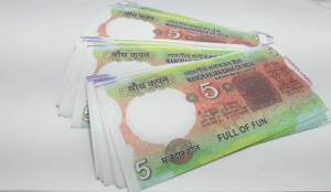 mayureshcollection Latest design 75 Fake, 5 Rupees note for kids Money ...