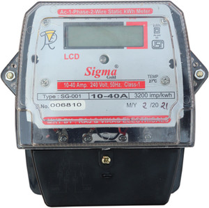 Smuf Sigma Gold Digital Display Submeter Metal Electrical Box Price in ...