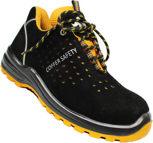 Coffer Safety Steel Toe Suede Safety Shoe Price in India - Buy Coffer ...