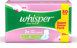 Whisper Ultra Soft XL Plus Sanitary Pad | Buy Women Hygiene products ...