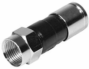 Paxal Dish TV Cable RG6 Connector RG6 Connector Wire Connector (Black ...