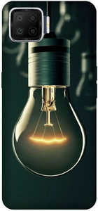 SAVETREE Back Cover for Oppo F17, CPH2095, Bulb, Yellow Light, Back ...