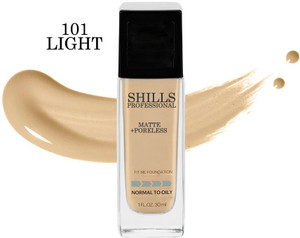 Shills Professional Fit Me Matte+Poreless Liquid(With Pump) Foundation ...