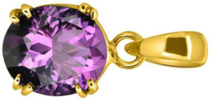 RSPSHAKTI Amethyst Jamuniya wt 11.25 Ratti Premium Pendant 5dhatu Gold ...