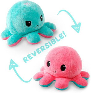Just4You Reversible mood change octopus soft toy flip inside out - 15 ...