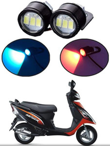 THE ONE CUSTOM LIGHT RED BLUE BLINKING 183 Brake Light Motorbike LED ...