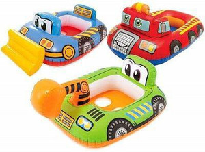 Galactic New Inflatable Pool swimming car toy Water Float Ring Cruiser ...