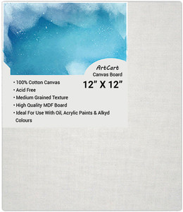 Flipkart.com | ArtCart 12 x 12 INCH Premium Cotton Medium Grain Board ...
