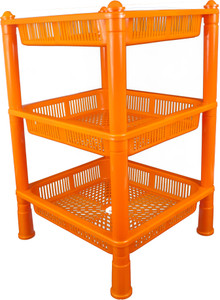 Spillbox Fruits/Vegetables Kitchen Rack Plastic Multipurpose Basket ...