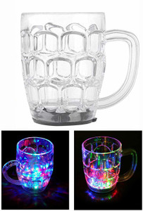 FITUP ™ Inductive Rainbow Color Cup LED Flashing 7 Color Changing Light ...