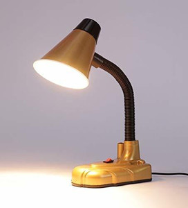 Roshni & Light Gold Shade Study Lamp with Plastic Base Table Lamp Price ...