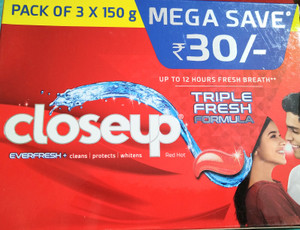 Closeup Triple fresh formula toothpaste Combo pack Toothpaste - Buy ...
