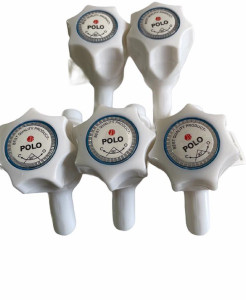 POLO Premium KSGG 5 Pack White POLO Premium Plastic water taps Bib Tap ...