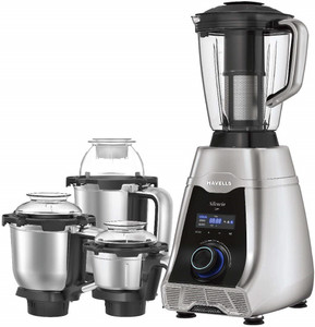 HAVELLS Silencio Low Noise 500 W Mixer Grinder 4 Jars (Grey & Black ...