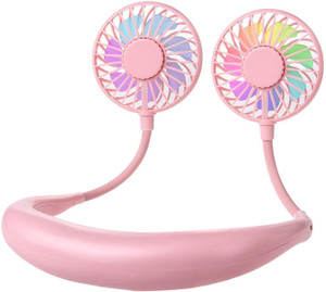 TWONE Neck Fan Hands Free Portable Neck Fan - Rechargeable Mini USB ...